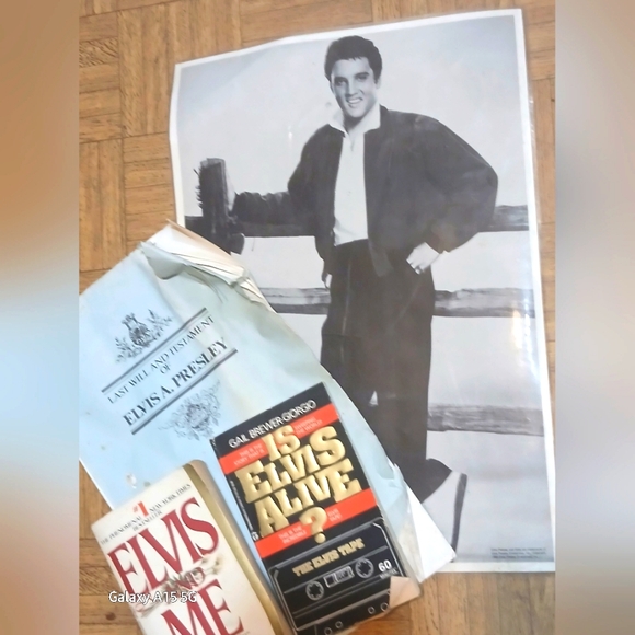 Elvis Presley | Other | Elvis Presley Poster And Book Set | Poshmark